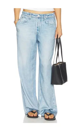 Rag & Bone Slink Wide Leg Pull On Jeans - Muray