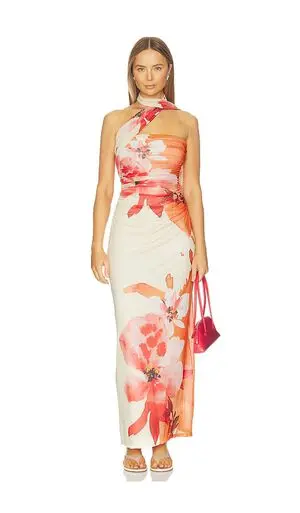 ESPECIA Mai-tai Long Dress - Orange