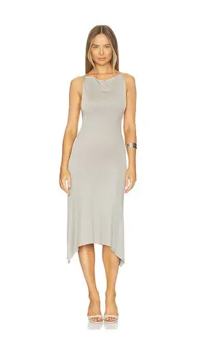 ISA BOULDER Cowl Neck Dress