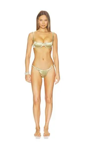 ISA BOULDER Waves Metallic Bikini Bottom