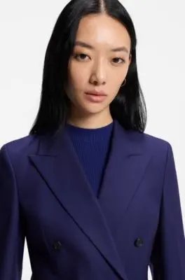 BOSS Slim-fit Virgin-wool Twill Blazer