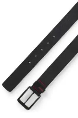 Hugo Pin-buckle Buffalo Leather Belt