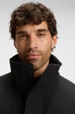 BOSS Water-repellent Down Parka Jacket - Black