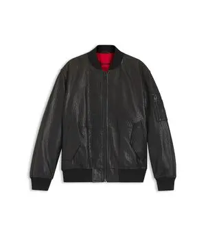 Hugo Patterned-leather Regular Fit Jacket