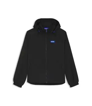 Hugo Logo-patch Windbreaker With Water-repellent Finish