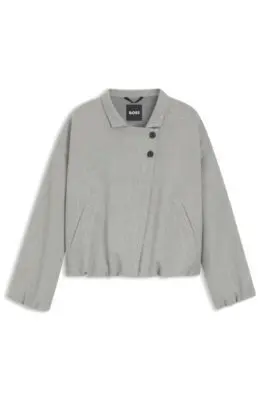 BOSS Regular-fit Sharkskin Blazer