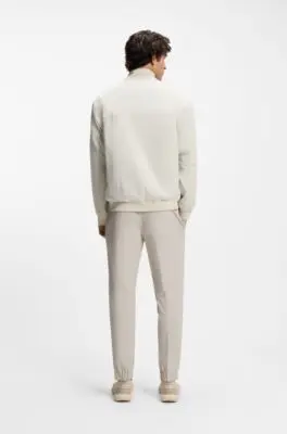 BOSS Double-piping Blouson Jacket With Water-repellent Finish