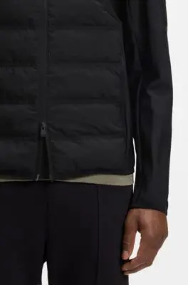 BOSS Down-filled Jacket With Water-repellent Finish - Black