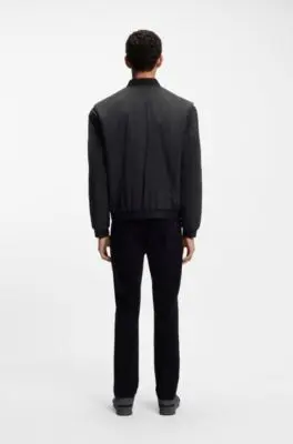 BOSS Water-repellent Bomber Jacket - Black