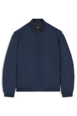 BOSS Water-repellent Bomber Jacket - Light Blue