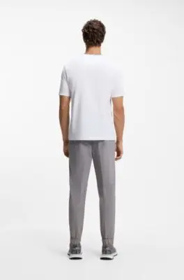 BOSS Cotton T-shirt With Logo Crew Neck