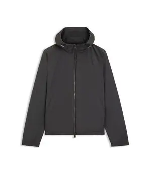 BOSS Virgin Wool Windbreaker With Hood
