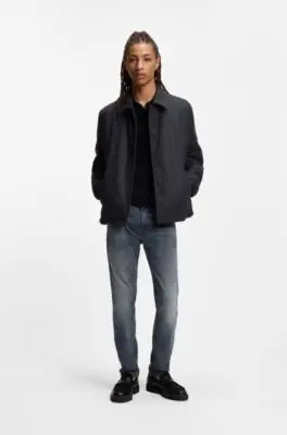 Hugo Ash Extra-slim Fit Stretch Jeans - Blue