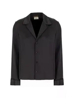 Saint Laurent V-neck Shirt - Black