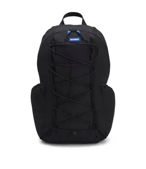 Hugo Backpack With Logo Patch - Black