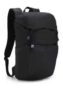 Hugo Twill Backpack With Logo