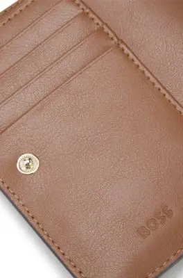 BOSS Logo-lettering Wallet With Zip