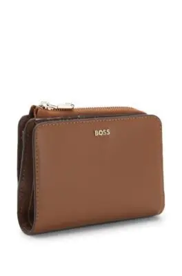 BOSS Logo-lettering Wallet With Zip