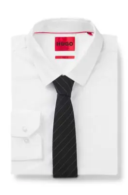 Hugo Diagonal Pinstripe Neck Tie