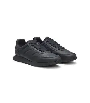 Hugo Low-top Trainers With Monogram - Black