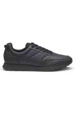 Hugo Low-top Trainers With Monogram - Black