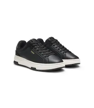 Hugo Trainers In Faux Leather - Black