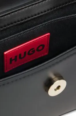 Hugo Logo-lettering Faux Leather Shoulder Bag