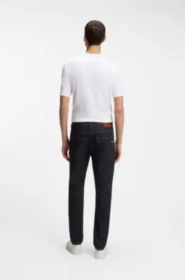 BOSS Delaware Slim-fit Denim Jeans - Dark Blue