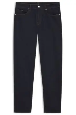 BOSS Delaware Slim-fit Denim Jeans - Dark Blue