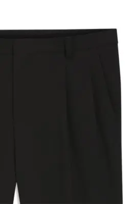Hugo Extra-slim-fit Trousers In Wool-blend Twill