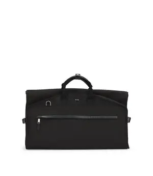 BOSS Garment Bag With Leather Trim