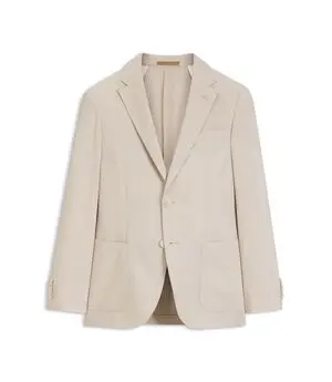 BOSS Slim-fit Seersucker Jacket - Beige