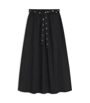 BOSS Eyelet-belt Maxi Skirt