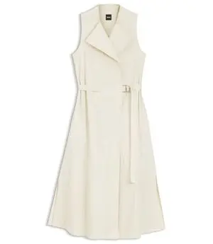 BOSS Adjustable Belt Wrap Dress