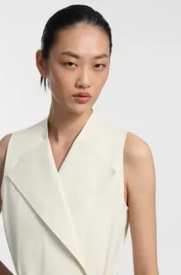 BOSS Adjustable Belt Wrap Dress