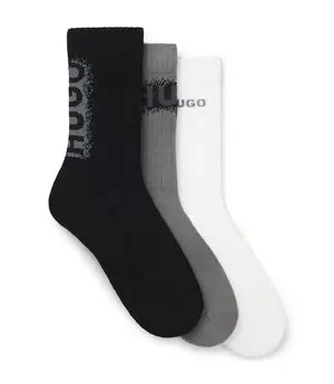 Hugo Three-pack Of Socks - Patterned