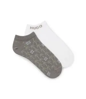 Hugo Ankle-length Socks Two-pack - Patterned