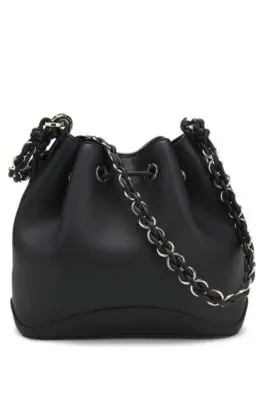 Hugo Faux-leather Bucket Bag With Straps