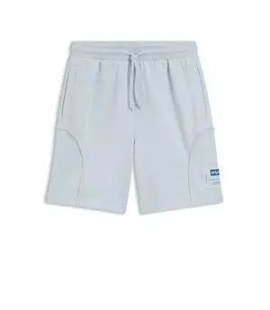 Hugo Cotton Blend Logo-label Shorts