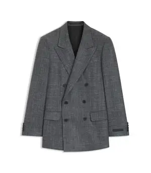 BOSS Wool Double-breasted Beckham Jacket