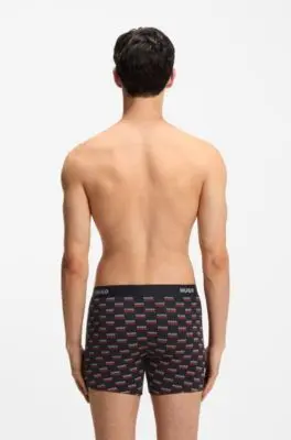 Hugo Three-pack Of Boxer Briefs In Stretch Cotton
