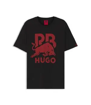Hugo X Rb Cotton T-shirt With Bull Motif