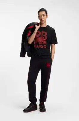 Hugo X Rb Cotton T-shirt With Bull Motif