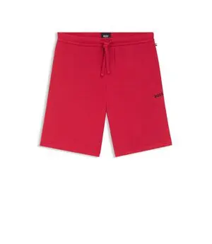 BOSS Cotton-blend Pajama Shorts With Logo - Red