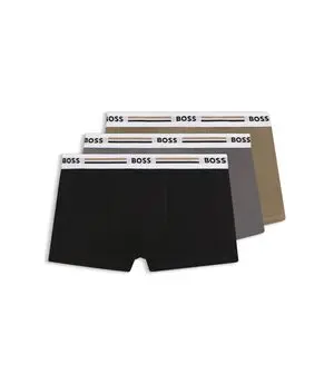 BOSS Three-pack Of Stretch Trunks - Patterned