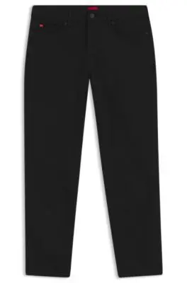 Hugo Tapered-fit Jeans In Thermo-regulating Denim