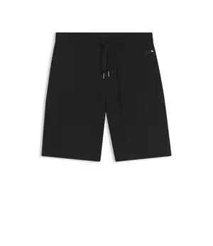 BOSS Cotton-blend Waffle Texture Shorts - Black