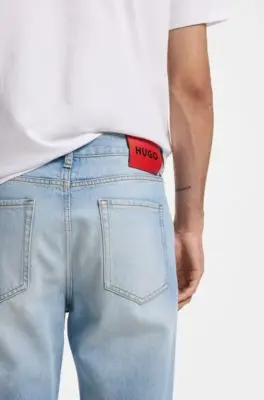 Hugo Relaxed Tapered Fit Jeans