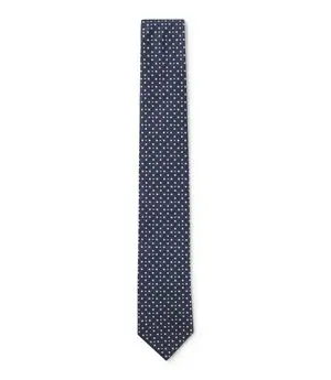 BOSS Jacquard Tie - Dark Blue