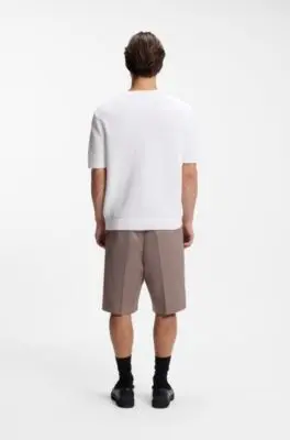 Hugo Waffle-knit Cotton Sweater